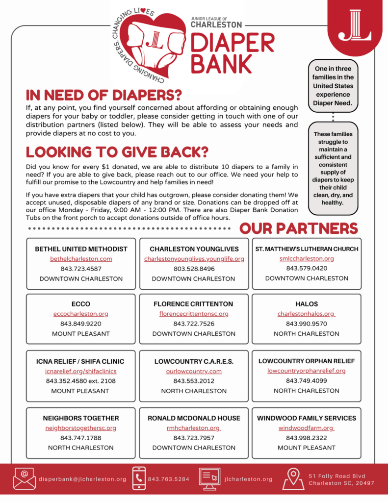 WHAT IS DIAPER NEED? – Junior League of Charleston